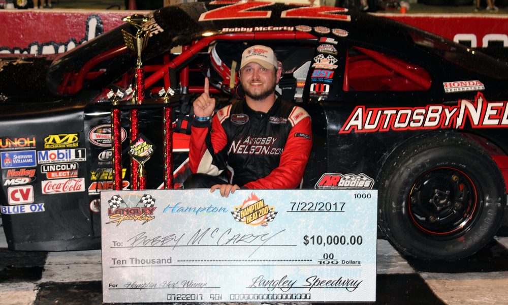 Bobby McCarty steals Hampton Heat victory – Short Track Scene