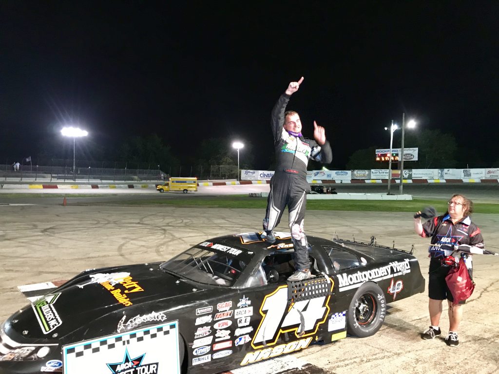 Austin Nason plays home field advantage into Midwest Tour victory at ...