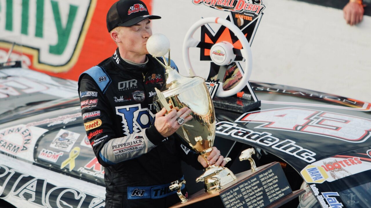 Derek Thorn Returns to Pensacola as Derby Champion – Short Track Scene