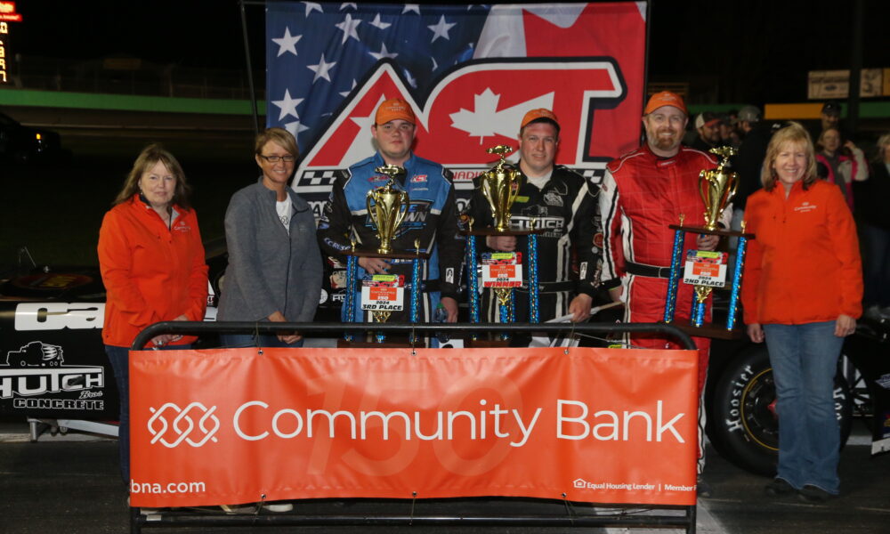 Pelkey claims ACT Tour Community Bank, N.A. 150 win after late-race ...