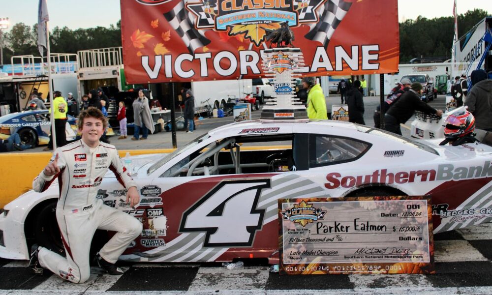 Hometown Hero Parker Eatmon Wins Thanksgiving Classic 250 at Southern ...
