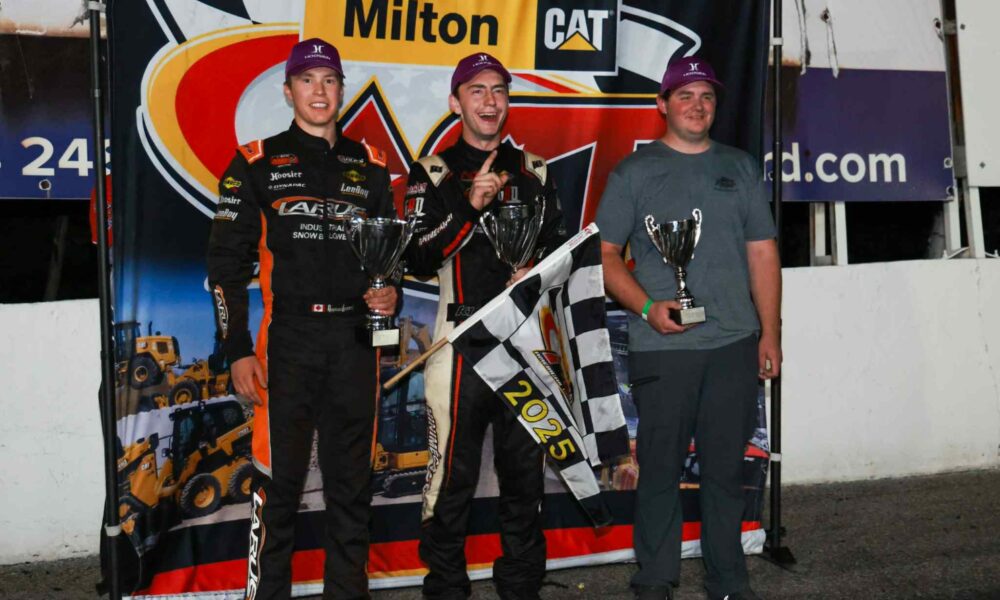 Côté captures thrilling CAN-AM 200 for first ACT win – Short Track Scene