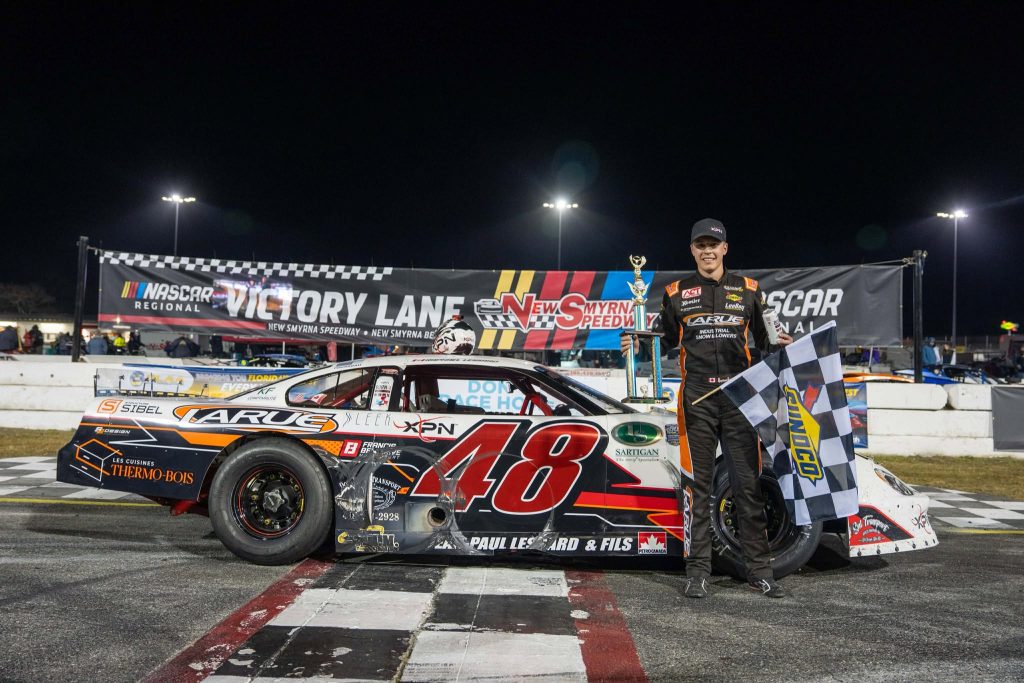 Lessard nails late restart to Win PLM Race Two in the World Series of ...